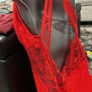 Avidlove | Intimates & Sleepwear | Sexy Red Nightgown Teddy Babydoll ...